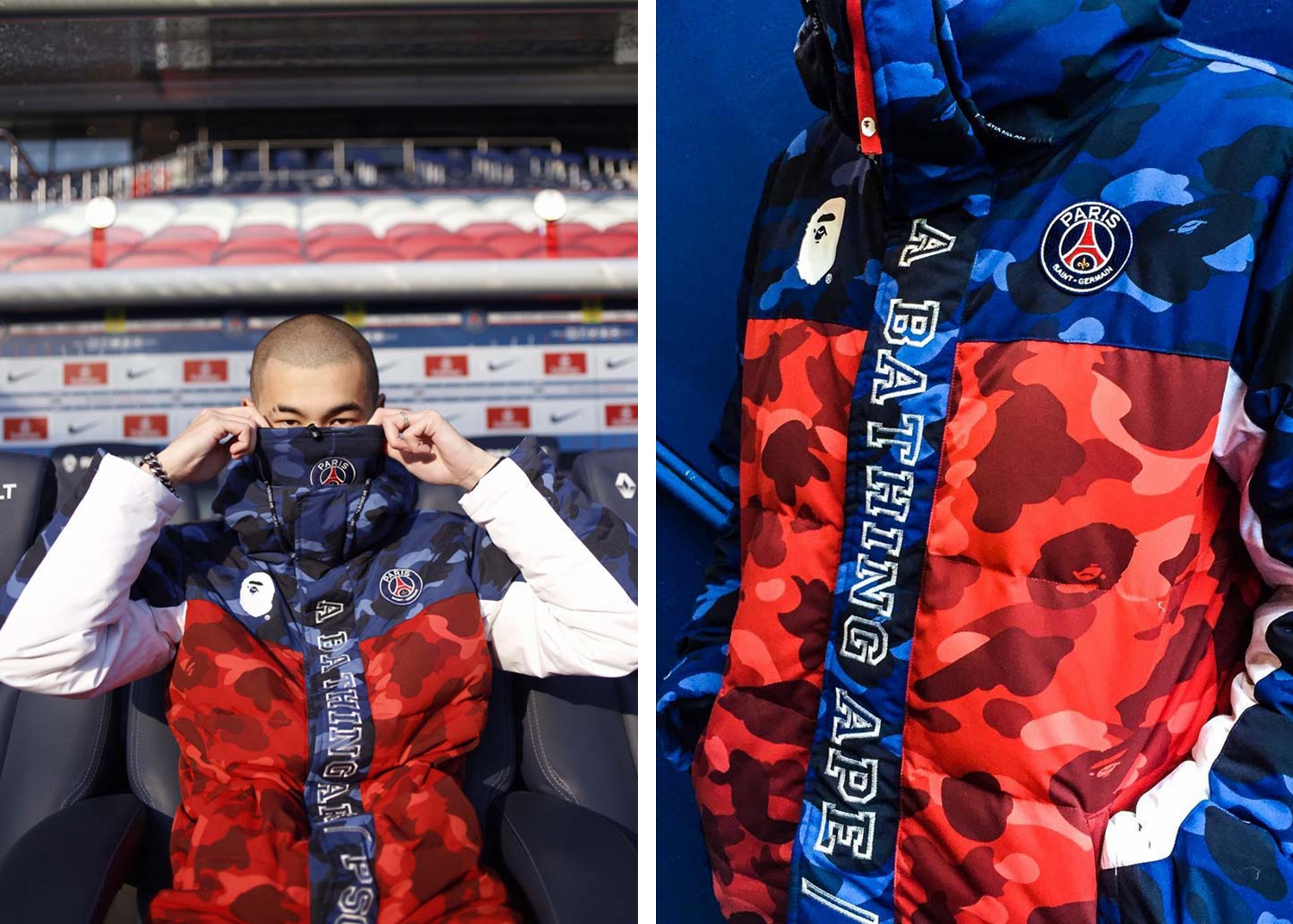 BAPE × PSG联名系列即将发布 - 球衣 - 足球鞋足球装备门户_ENJOYZ足球装备网