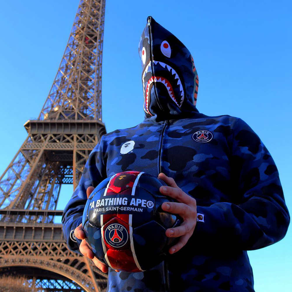 PSG × BAPE联名足球发布 - 足球 - 足球鞋足球装备门户_ENJOYZ足球装备网