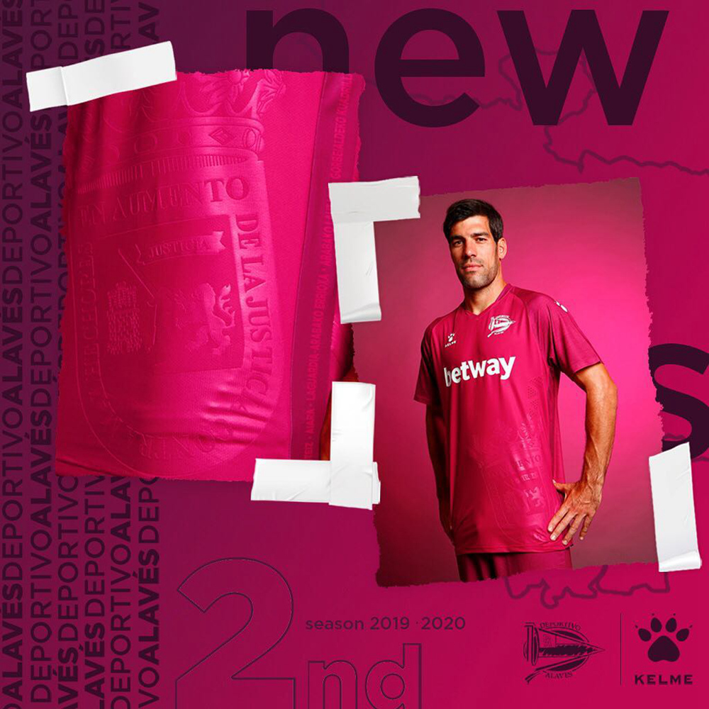 KELME发布阿拉维斯2019/20赛季主客场球衣 - 球衣 - 足球鞋足球装备门户_ENJOYZ足球装备网