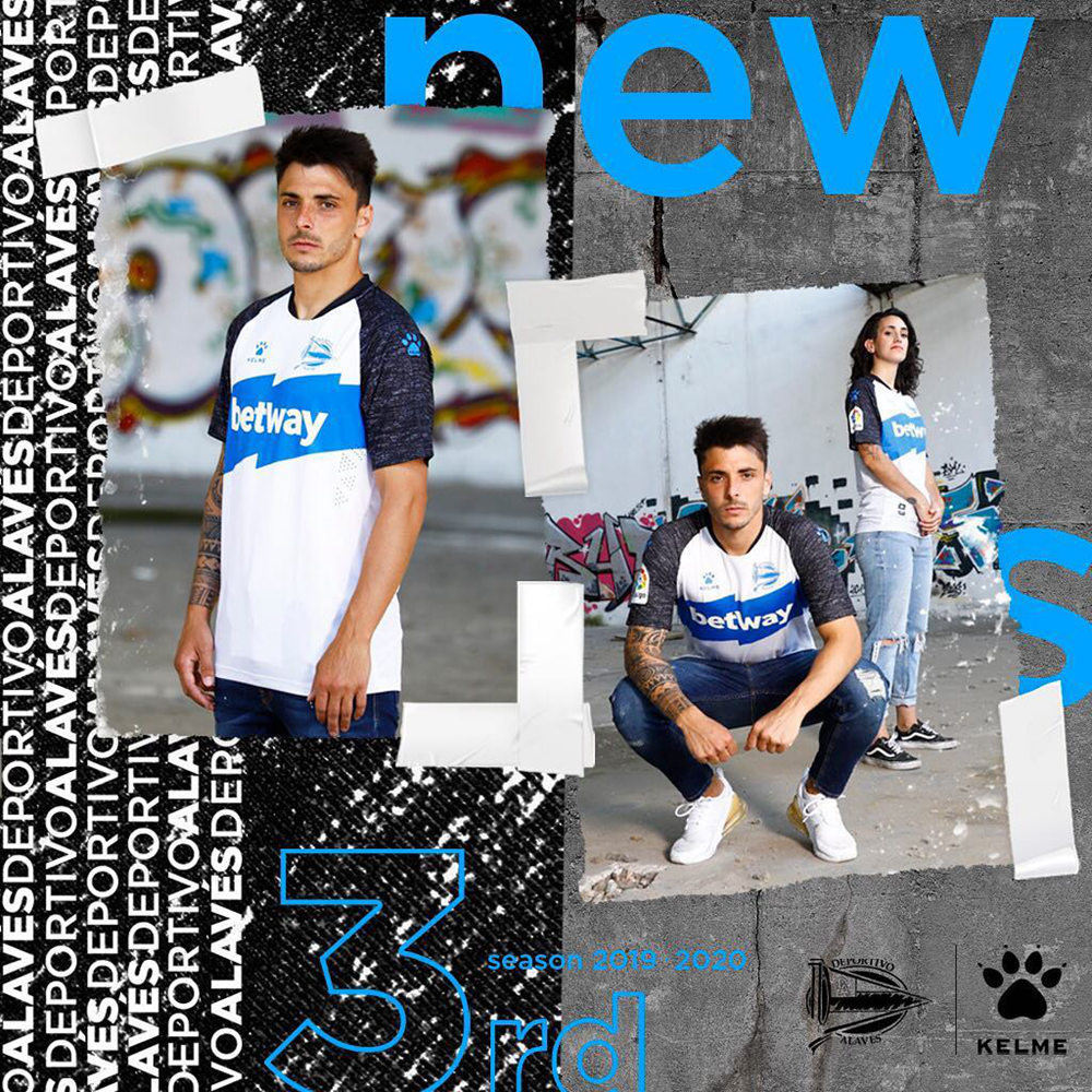 KELME发布阿拉维斯2019/20赛季主客场球衣 - 球衣 - 足球鞋足球装备门户_ENJOYZ足球装备网