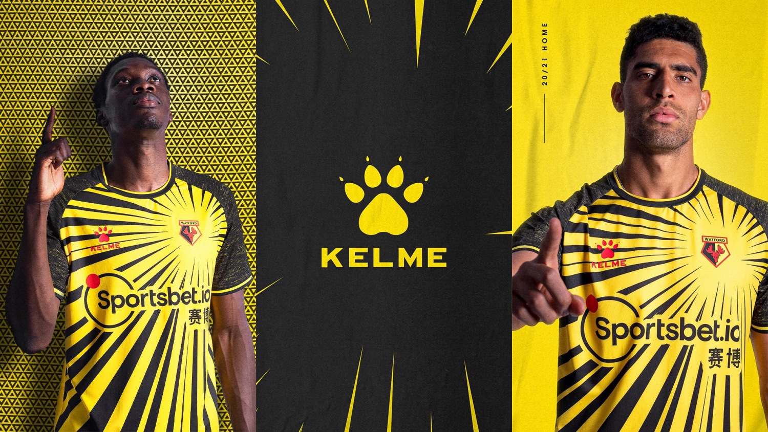 KELME发布沃特福德2020/21赛季主场球衣 - 球衣 - 足球鞋足球装备门户_ENJOYZ足球装备网