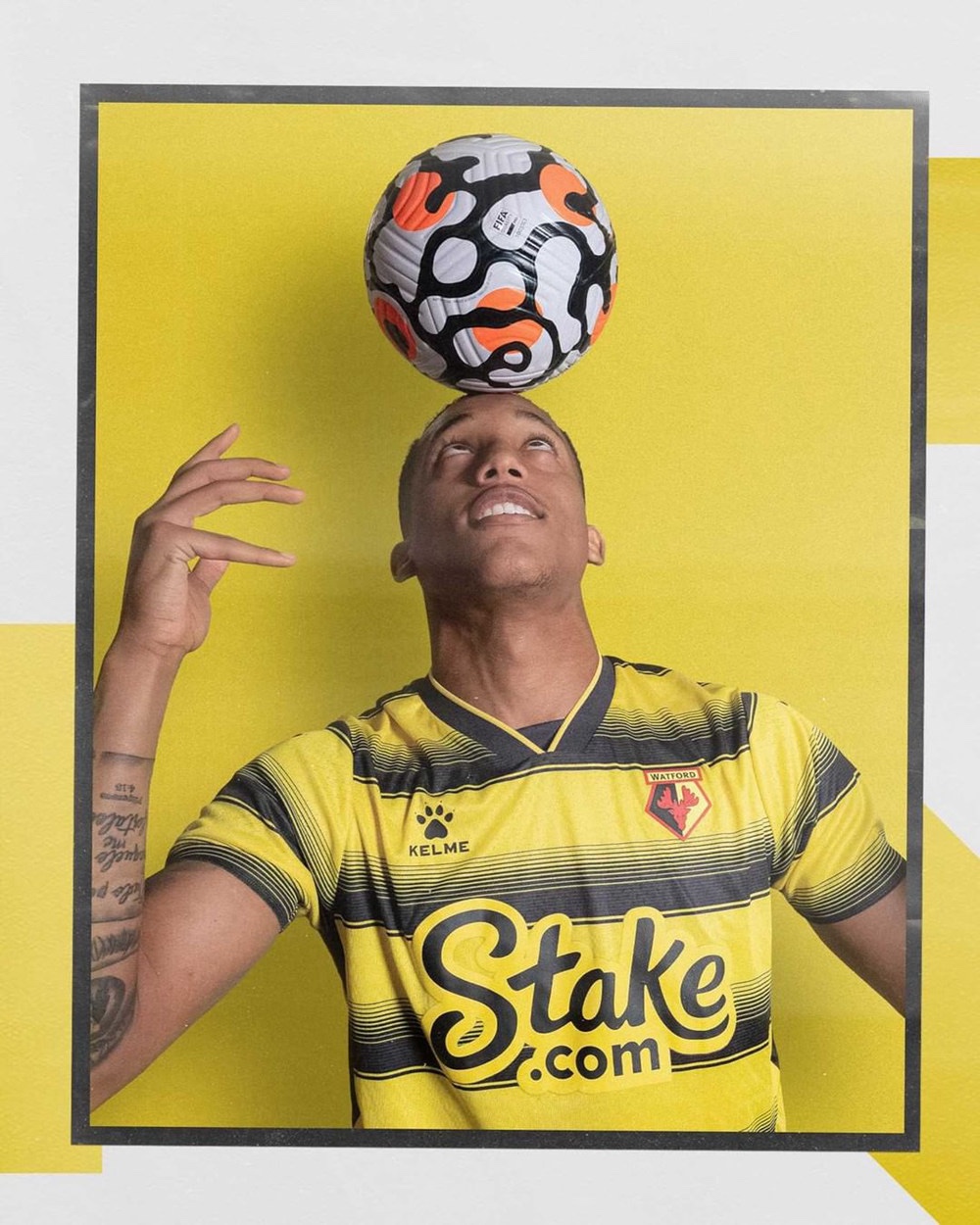 KELME发布沃特福德新赛季主场球衣 - 球衣 - 足球鞋足球装备门户_ENJOYZ足球装备网