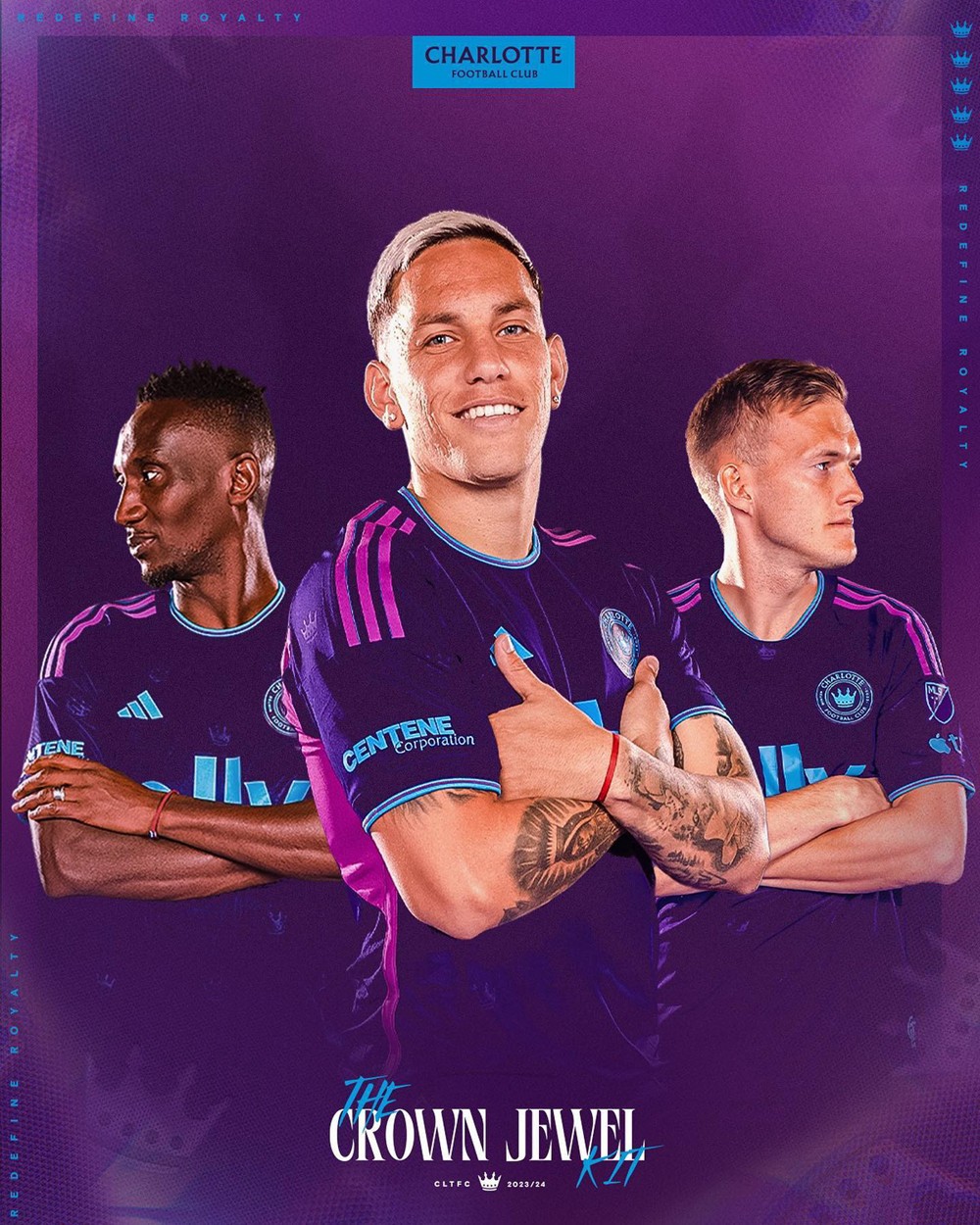 夏洛特FC发布2023/24赛季客场球衣 - 球衣 - 足球鞋足球装备门户_ENJOYZ足球装备网